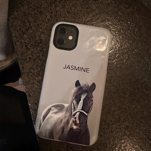 Custom Horse Phone Case Personalized Horse Phone Case Custom Animal ...