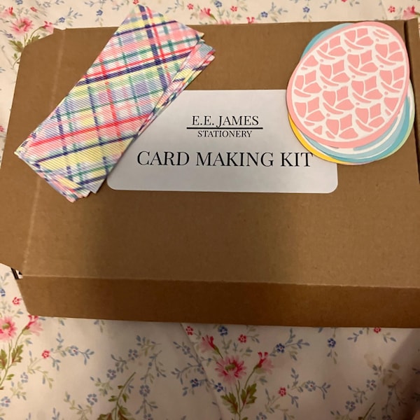 Easter Card Making Kit for Adults, Embossed Card Kit DIY, Greeting ...