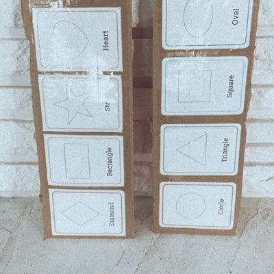 Shape Matching, Shape Flash Cards, Preschool Shapes, Learning Shapes ...