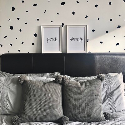 Dalmatian Wall Stickers 320x Dots Polka Dot Wall Decals Hand Drawn ...