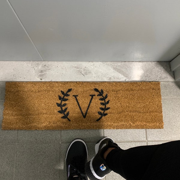 Monogram Doormat . Mini Welcome Mat . Mini Doormat . Gift for Her ...