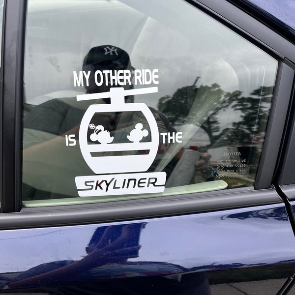 My Other Ride is the Skyliner Decal, Disney Decal, Disney Sticker ...