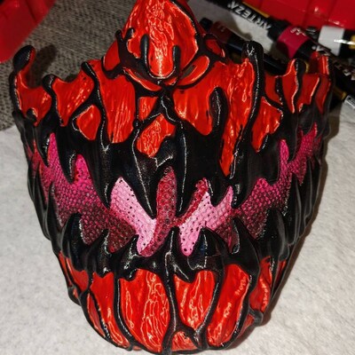 Reptilian Style Cosplay Mask by Wekster Mortal Face Mask - Etsy