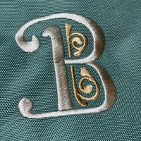 Upright Script & Monogram Embroidery Font. BX Font. 4 Sizes 1, 1.5, 2 ...