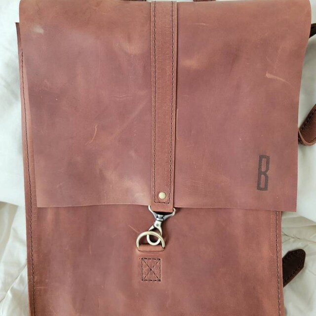 Personalized Leather Backpack Dopp kit Tote by LeatherMySkin