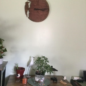 Mountain Wall Clock,wood Mountain Clock,wall Clock Unique,nature Clock ...