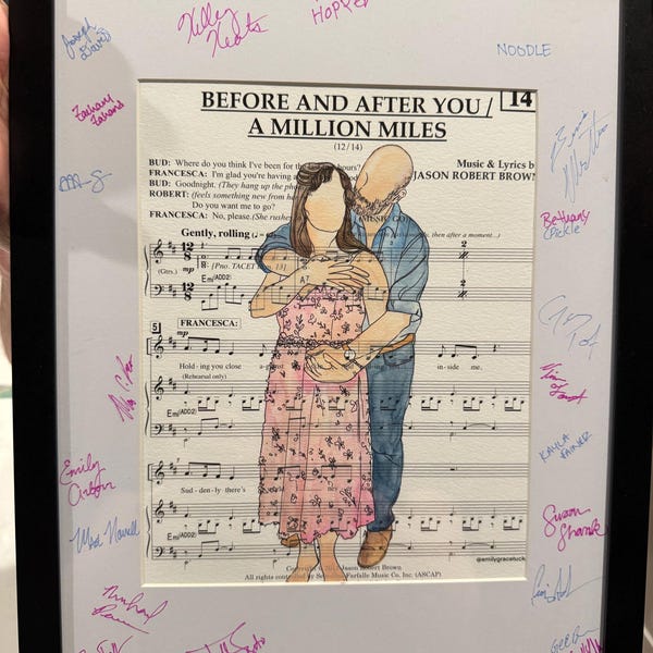 Moulin Rouge Derek Klena Sheet Music Art - Etsy
