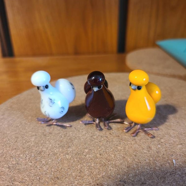 Chicken Bead Polka Dot Hen Poultry Jewelry Findings Glass Beads Animal ...