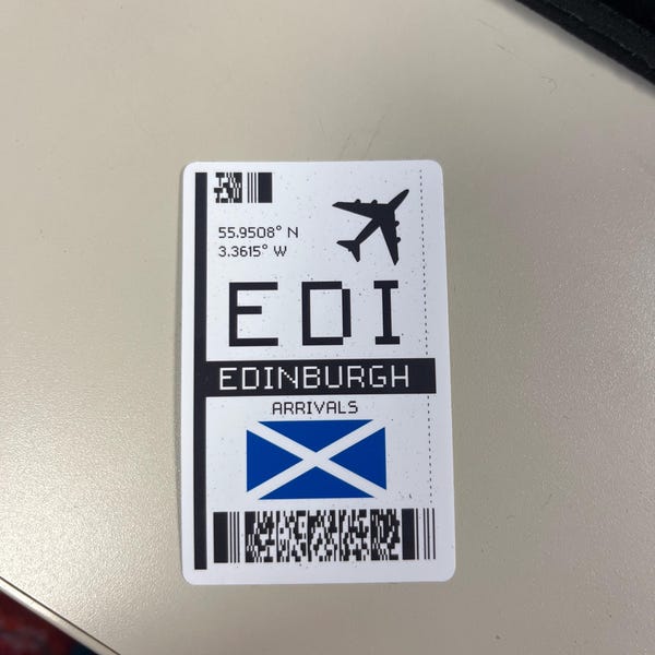 OSL Oslo, Norway Boarding Pass Glossy Travel Sticker | Norway Travel ...