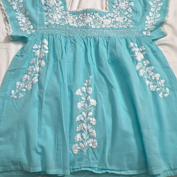 Embroidered Peasant Blouse: "la Marina Larga" in Terracotta With Cream ...