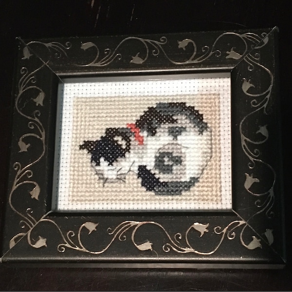 Sleeping Cat Cross Stitch Pattern, Kono Barei Art (PDF Pattern) - Etsy