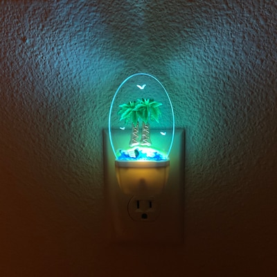 Palm Tree Nightlight Personalized and Handmade by Artist - Etsy