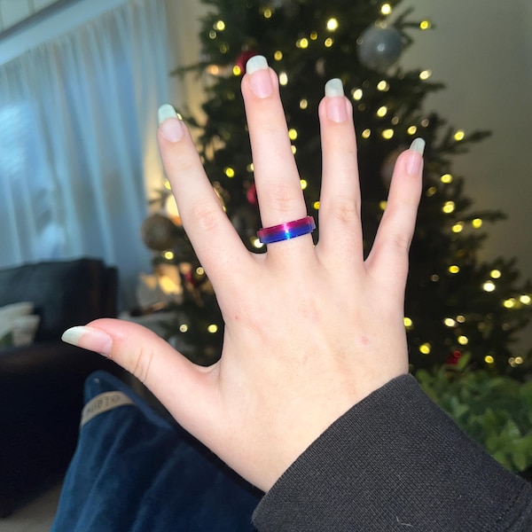 LGBTQ+ Fidget Rings, Pride Flag Fidget Rings, Pride Month, LGBTQ+ Flag ...