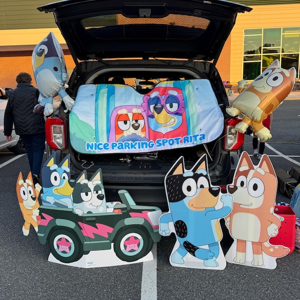 Bluey Cardboard Cutouts Official Licensed Heeler Family Standees ...