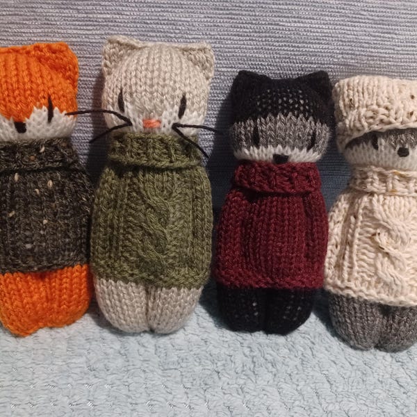 Pocket Buddies - KNITTING PATTERN - Etsy Canada
