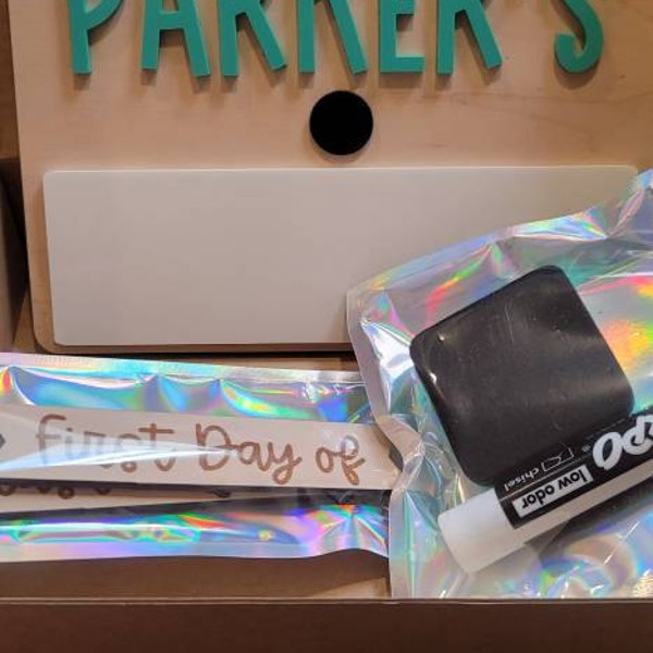 Personalized First Day of School Sign, Back to School Prop, Custom ...