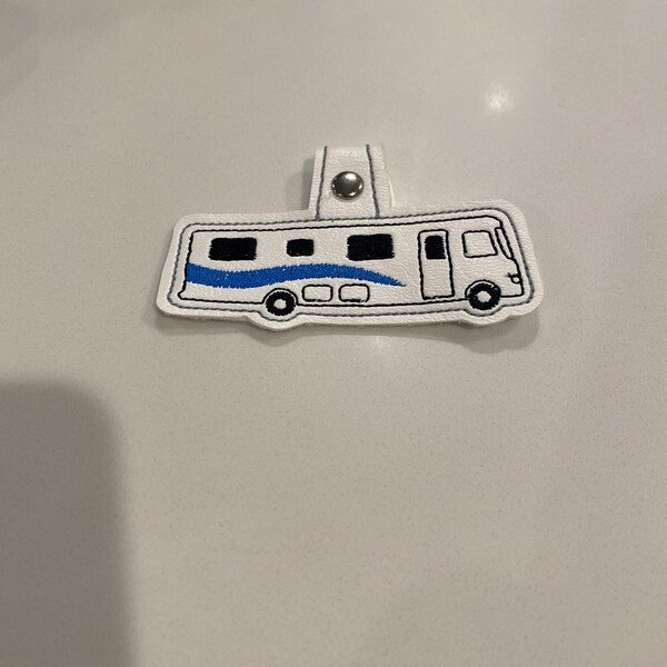 ITH Class A Motorhome Camper RV Key Fob Design Machine Embroidery - Etsy