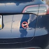 ANTI-ELON Tesla CLUB Car Bumper Sticker Decal Tesla Regret Musk is ...