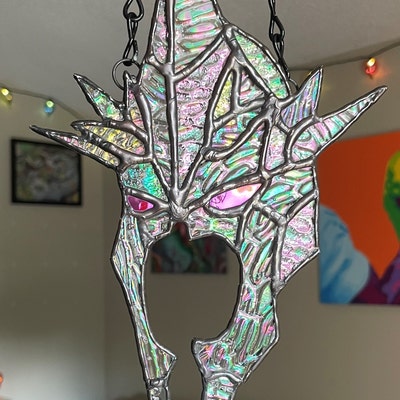 Wraith Helmet Stained Glass Pattern, Digital Stained Glass Pattern ...