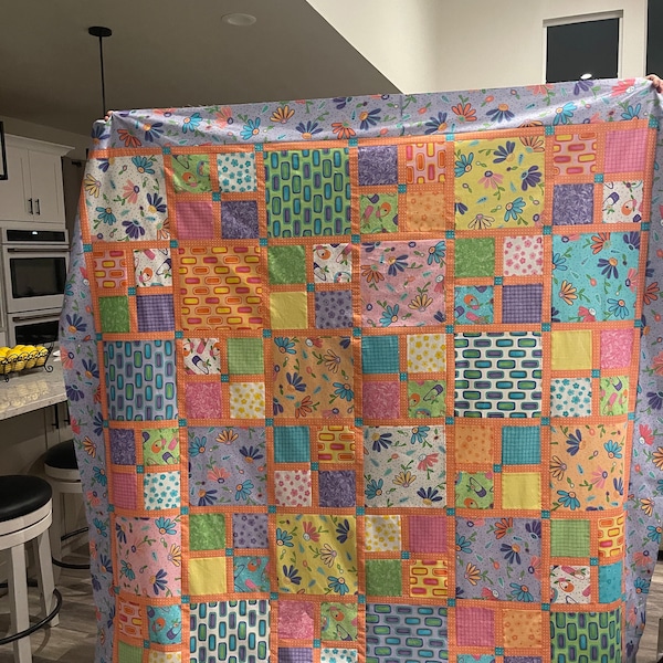 Sweet and Simple PDF Quilt Pattern for Fast and Easy Quilt, Beginner ...