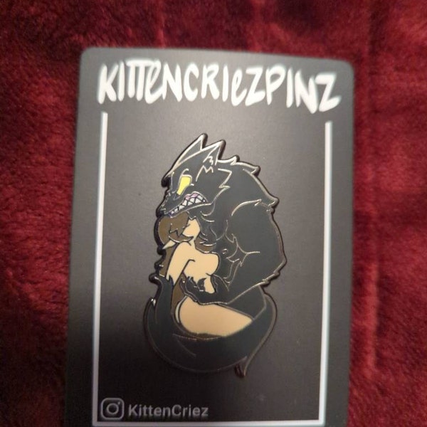 IN HAND Hazbin Hotel Chaggie Enamel Pin - Etsy