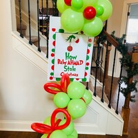 Grinch Baby Shower Diaper Raffle Table Sign, Grinchmas Baby Shower ...