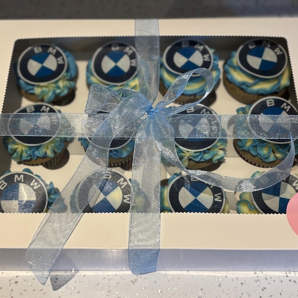 Wafer Paper Cupcake/cake Topper BMW Logo.pre-cut - Etsy