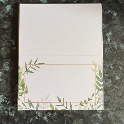 Personalised Guest Menu in Minimalist Design BT107 Menu Place Card - Etsy