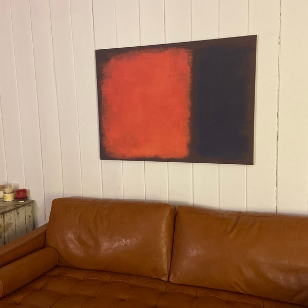 Mark Rothko No 14 Canvas, Mark Rothko Print, Museum Exhibition Poster ...