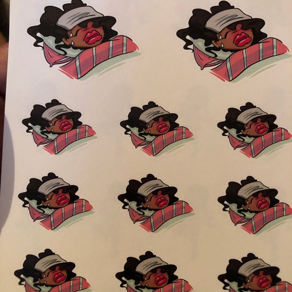 Sickness Planner Stickers, Nia - S0502/S0580, Illness - Etsy