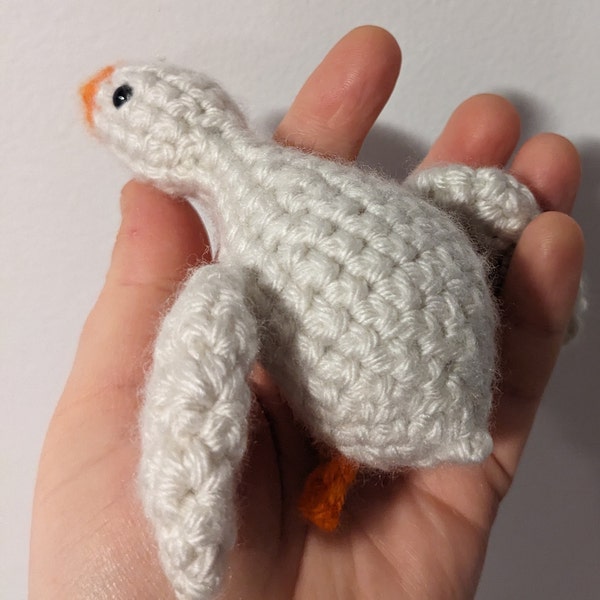 Crochet PATTERN Goose Keychain, Amigurumi Tutorial PDF in English, Dog ...