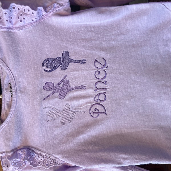 Ballerina Ballet Dancer Trio Sketch Fill Embroidery Design, Quick ...