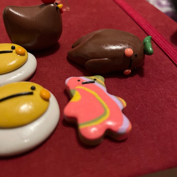 Handmade Polymer Clay Capybara Desk Friend Sculpture/art/polymer Clay ...