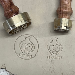 Pottery Signature Stamp, Custom Pottery Stamp, Personalized Clay Stamp ...