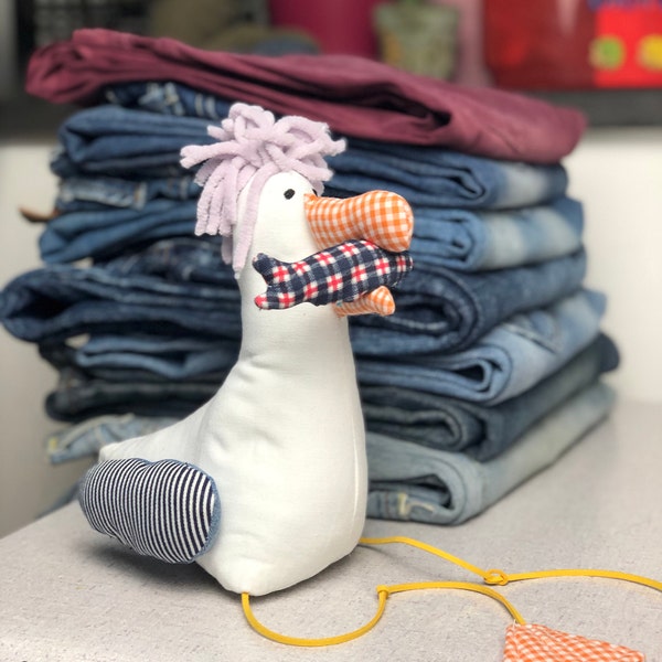 Tomston - the Seagull Sewing Pattern Plush / PDF Soft Toy Bird Sewing ...