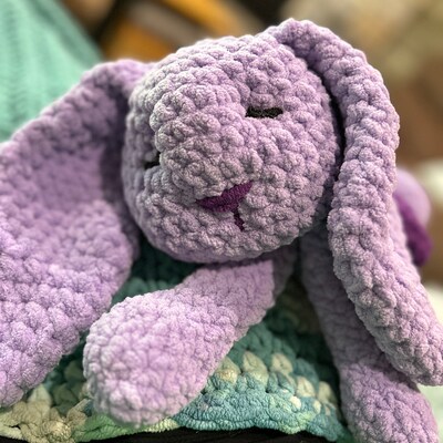 Sleepy Bunny Rag Doll Crochet PATTERN / Pattern Only / Crochet Pattern ...