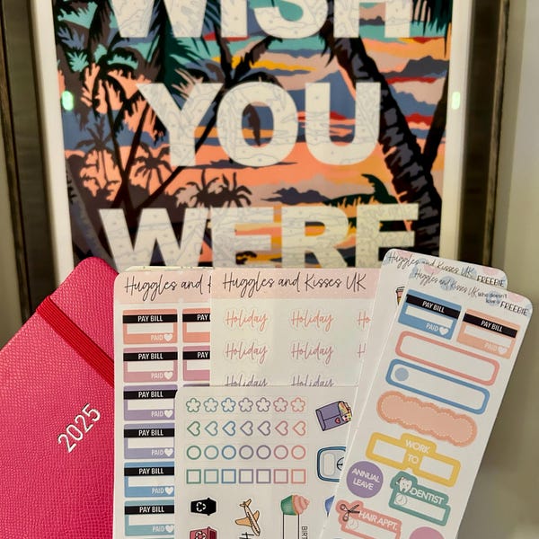 Blank Appointment Reminder Planner Stickers Medium Text Box Planner ...