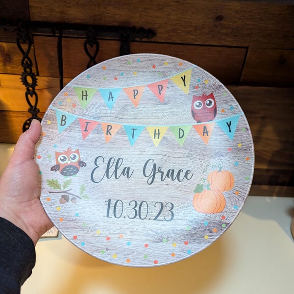 Custom Text Design Photo Logo Personalized Plate, Personalized Gift, 10 ...