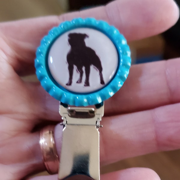 Dog Show Ring Clip Exhibitor Number Holder, Sparkly Bow Design With Pin ...