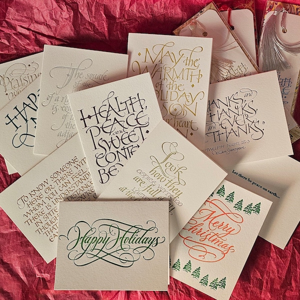 Sympathy Card in Calligraphy by Larry Orlando - Etsy