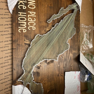 Mexico String Art, Mexico Decor, Mexico Nail Art, Rustic Decor, Mexican ...