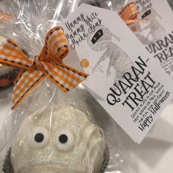 Editable Halloween Favor Tag Template, Printable Treat Yourself Gift ...