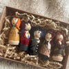 Famous Painters Wooden Peg Dolls / Frida Kahlo, Salvador Dali, Andy ...