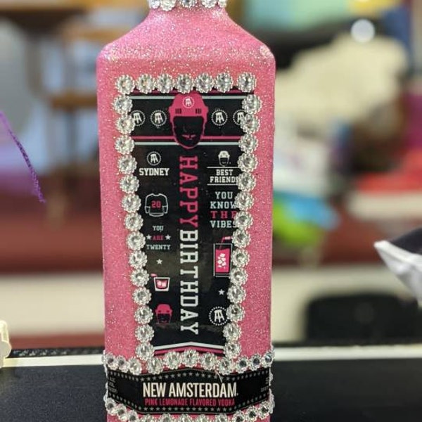 PRINT AT HOME: Pink Whitney Custom Sticker Label | Digital - Etsy