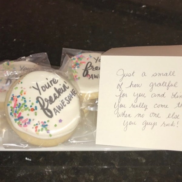 You're Freakin Awesome Sugar Cookies, Birthday Sugar Cookies, Birthday ...