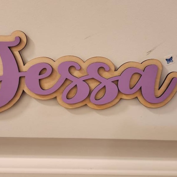 Personalized Kids Door Sign, Kids Door Name Sign, Nursery Wall Name ...