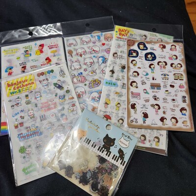 Chibi Maruko Chan Sticker Cute Girl Maruko Funny Family Sakura Family ...