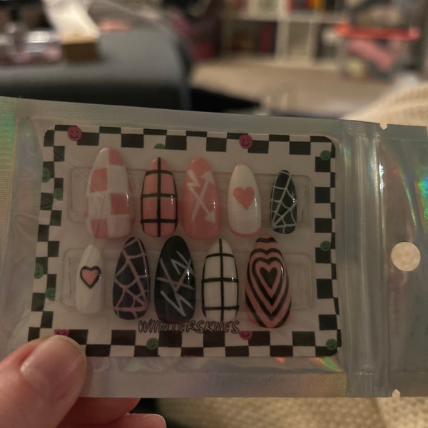 Stray Kids Maxident Inspired Press-on Gel Nails - Made by ...