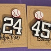 Player Number Bag Tag Baseball Soccer Football Volleyball Basketball ...
