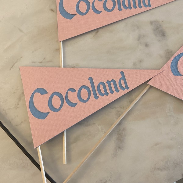 Pastel Vintage Style Disneyland Banner Party Supplies Pastel Birthday ...